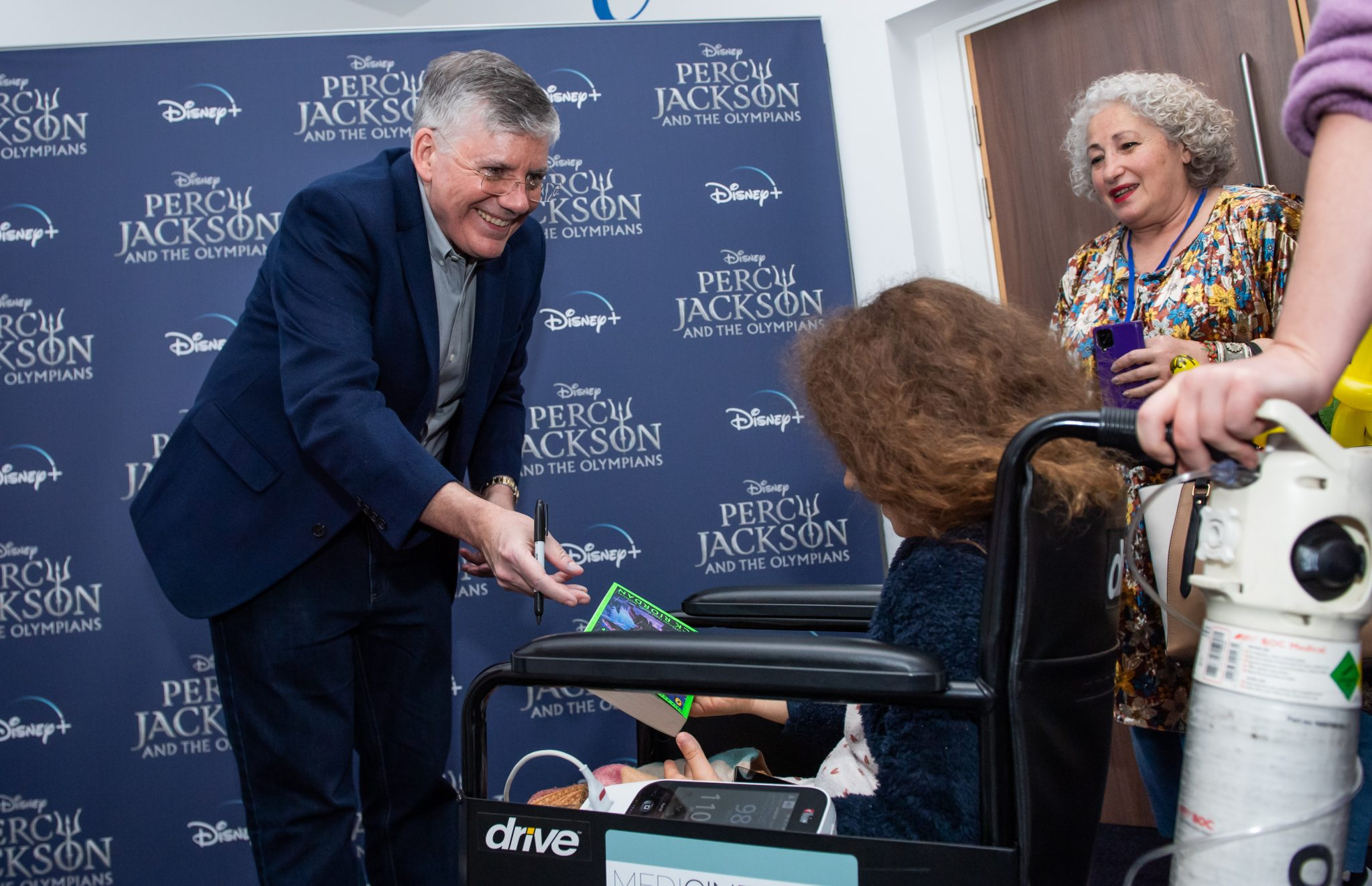 Author Rick Riordan joins MediCinema UK Hospital Patients to see ...